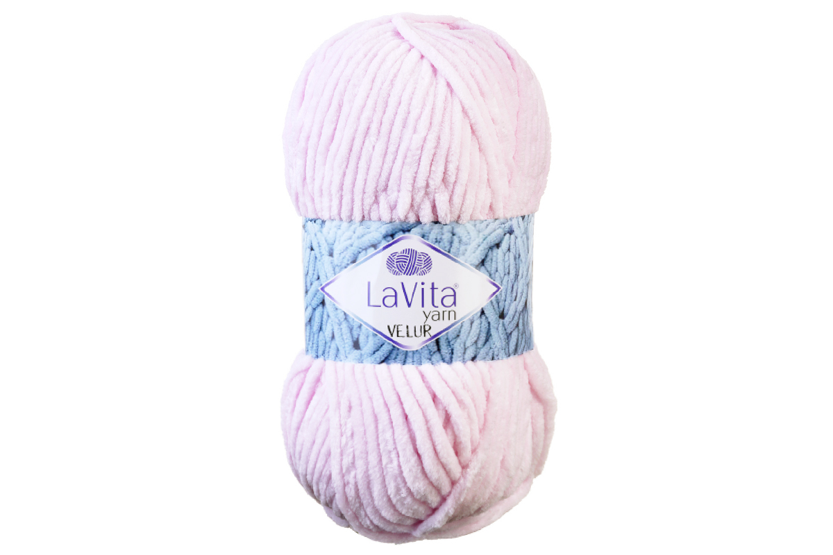 Пряжу Lavita Yarn Velur цвет 4005 нежно-розовый – купить оптом дешево